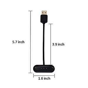 Zotech Replacement Charging Cradle with USB Cable for Jaybird Tarah Pro (Black)
