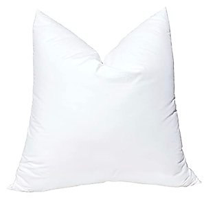 Pillowflex Synthetic Down Pillow Insert - 28x28 Down Alternative Pillow, Insert for Large Square Euro Sham, European Size Pillow - Polyester Accent Sofa Couch Bed Pillow - 1 Decorative Pillow Form