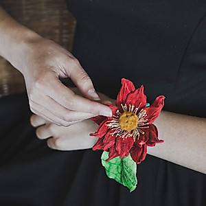 Elastic Wrist Corsage Bands, Elastic Wristlets for Wedding Prom Flowers (72 Pieces)