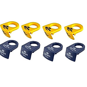 8 CORONITA RITA Bottle Holder Clips (4 Blue and 4 Yellow) Corona in your Margarita Glass Cocktail