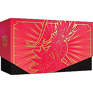 Pokemon TCG: Scarlet and Violet Elite Trainer Box - Koraidon Red (1 Full Art Promo Card, 9 Boosters and Premium Accessories)