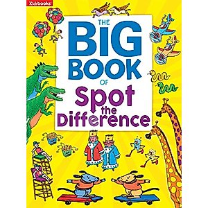 The Big Book of Spot the Difference-Packed with Comical Characters and Playful Illustrations, a Fun Way to Sharpen Observation and Concentration Skills in Kids of all Ages (Big Books)