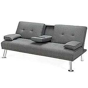 SDQF Sofa Bed, Light Grey Sofa Sofa Bed Sofas for Living Room Living Room Furniture Floor Sofa Furniture for Living Room Sofa Bed Couch Fold Out Couch Bed