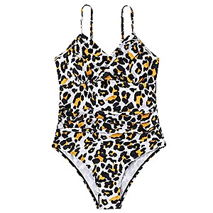 DUOWEI Transparent Bikini Sexy Underwear Hot Woman Women 1 Piece WebbingTank Suits Shirred Vintage Up Athletic Kids Swim Sho Yellow