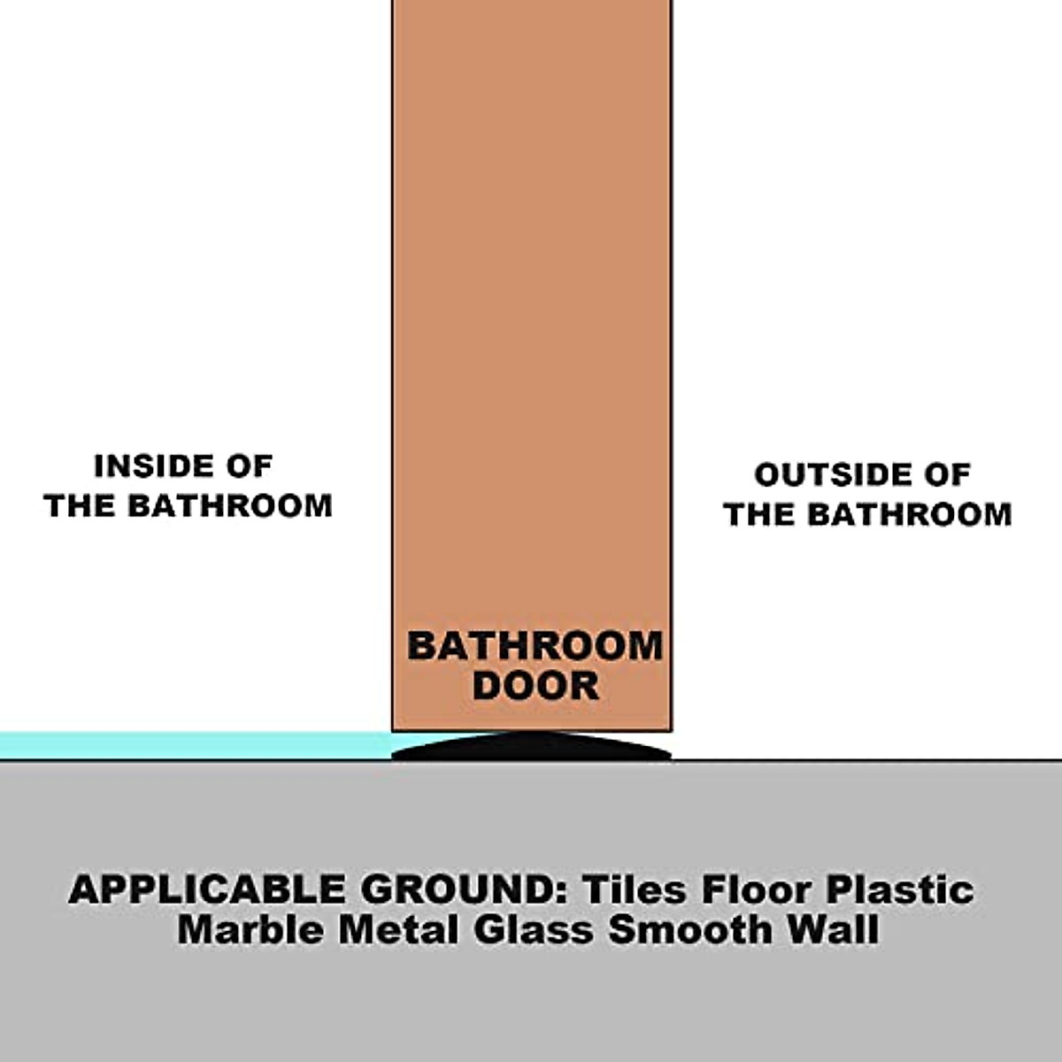 Floor Transition Strip Floor Cover Strips 1.96" Wide Self Adhesive Flooring Transitions Laminate Floor Strip Vinyl Floor Flat Divider Strip(9.84 FT, Black)