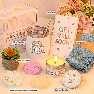 Get Well Soon Gifts for Women, Care Package for Women Get Well Soon Gift Basket for Sick Friends After Surgery Gifts Feel Better Gifts Thinking of You Gifts for Women Encouragement Gifts Cheer Up Gift