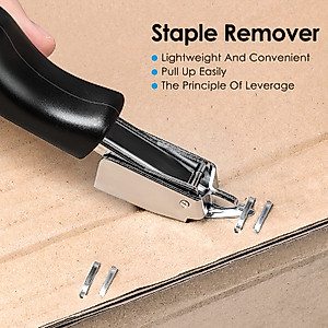 MROCO Staple Remover Staple Remover Tool Staple Puller Upholstery Staple Remover Staple Remover Heavy Duty Flat Staple Remover Carpet Staple Remover with Ergonomic Handle for Furniture, Floor, Carton