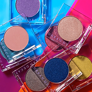 URBAN DECAY 24/7 Longwear Eyeshadow Single (Set List - Deep Purple Shimmer), High-Pigment Eye Shadow Compact, Smooth & Blendable Colors, Crease-free, Vegan - 0.06 oz