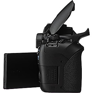 Canon EOS Rebel 850D / T8i DSLR Camera (Body Only) + 64GB Memory Card + Case + Card Reader + Flex Tripod + Hand Strap + Cap Keeper + Memory Wallet + Cleaning Kit (Renewed)