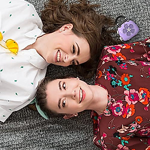 DOSS Candy Cute Bluetooth Speaker, Mini Portable Speaker with Mighty Sound, Retro Stylish Design, Adorable Speaker for Room, Desk Decoration, Ideal Xmas Gift for Kids, Girls, Women-Pink