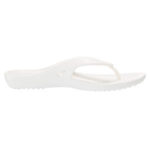 Crocs womens Kadee Ii Flip Flop, White, 9 US