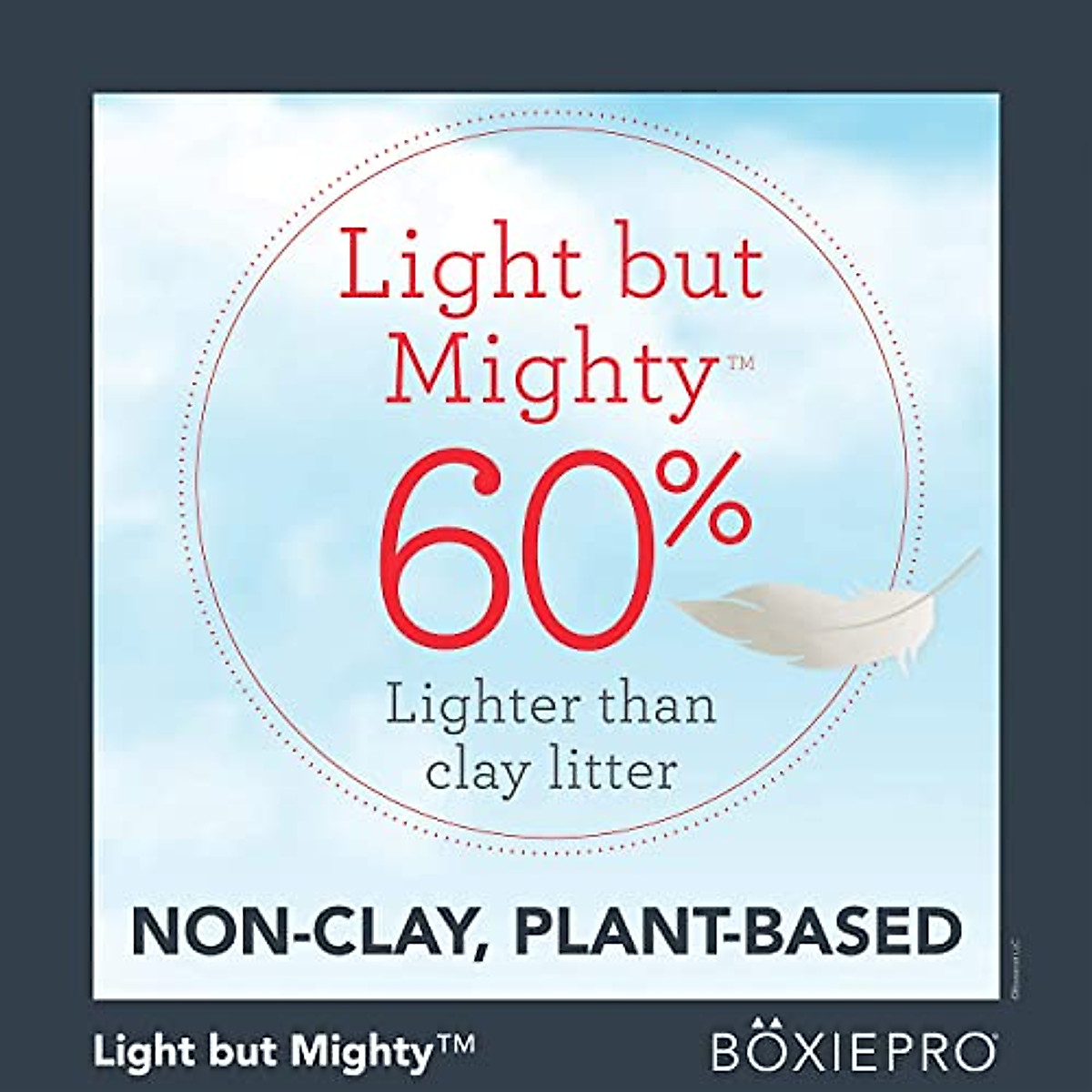 Boxie® Air Probiotic 40 Day Odor Control Clumping Cat Litter, 6.5lb Boxiecat 99.9% Dust Free Plant-Based Kitty Litter