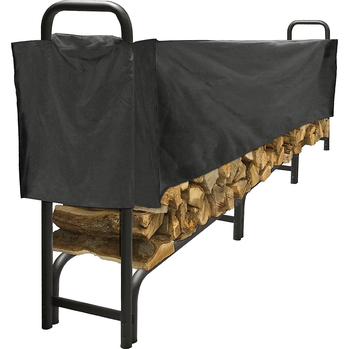 Pleasant Hearth - Premium Heavy Duty Log Rack Cover, 12 Feet, Short Cover