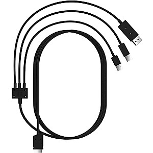 4.5m DP/USB Cable for Pimax Vision 5K Super, 8K X VR Headset with USB-Powered Models