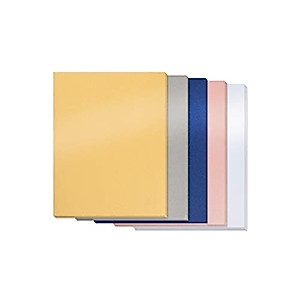 Metallic Paper - 100-Pack Assorted Shimmer Paper, Paper Crafting Supplies, Perfect for Flower Making, Ticket, Invitation, Stationery, Scrapbook, Printer Friendly, 80lb Text, 5 Colors, 8.5 x 11 Inches