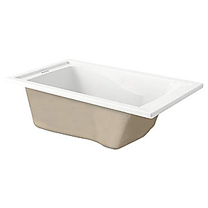 American Standard 2422V002.011 Evolution 5 ft. x 32 in. Deep Soaking Tub with Reversible Drain, Arctic