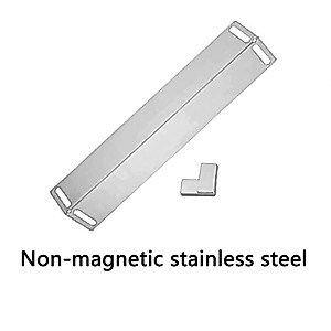 Votenli S9215A (4-Pack) S1512A (4-Pack) 16 1/2" Stainless Steel Heat Plate and Burner and Adjustable Carryover Tube Replacement Parts Kit for Charbroil 463211512, 463211513 Gas Grill Model