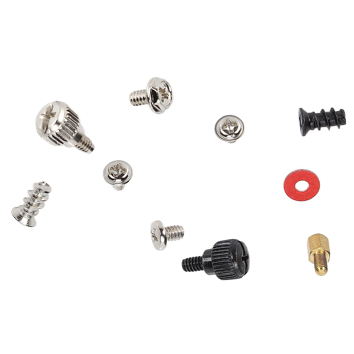 Computer Screw Set, Washer PC Screws Assortment Various Sizes Screwdriver for CPU Disk for Motherboard for Maintenance