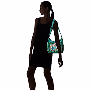 Anna by Anuschka Women's Genuine Leather Large Hobo Handbag | Zip-Top Multi-Compartment Tall Organizer | Summer Wings