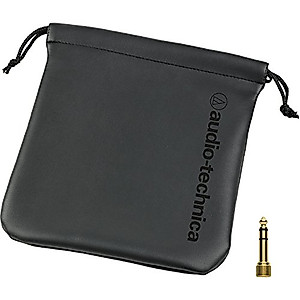 Audio-Technica ATH-M40x Professional Studio Monitor Headphones + Slappa Full Sized HardBody PRO Headphone Case (SL-HP-07)