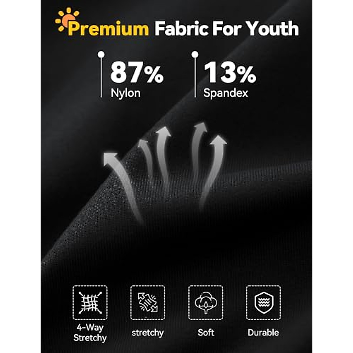 BALEAF Black Leggings Girls Dance Tights Yoga Pants with Pocket Preppy Clothes Kids Teen Running Athletic Workout Ballet Size 10-12