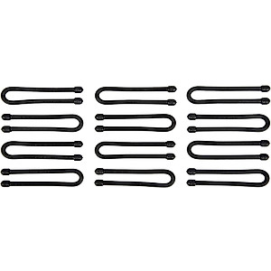 Nite Ize Gear Tie ProPack - 6 Black 12 Pack