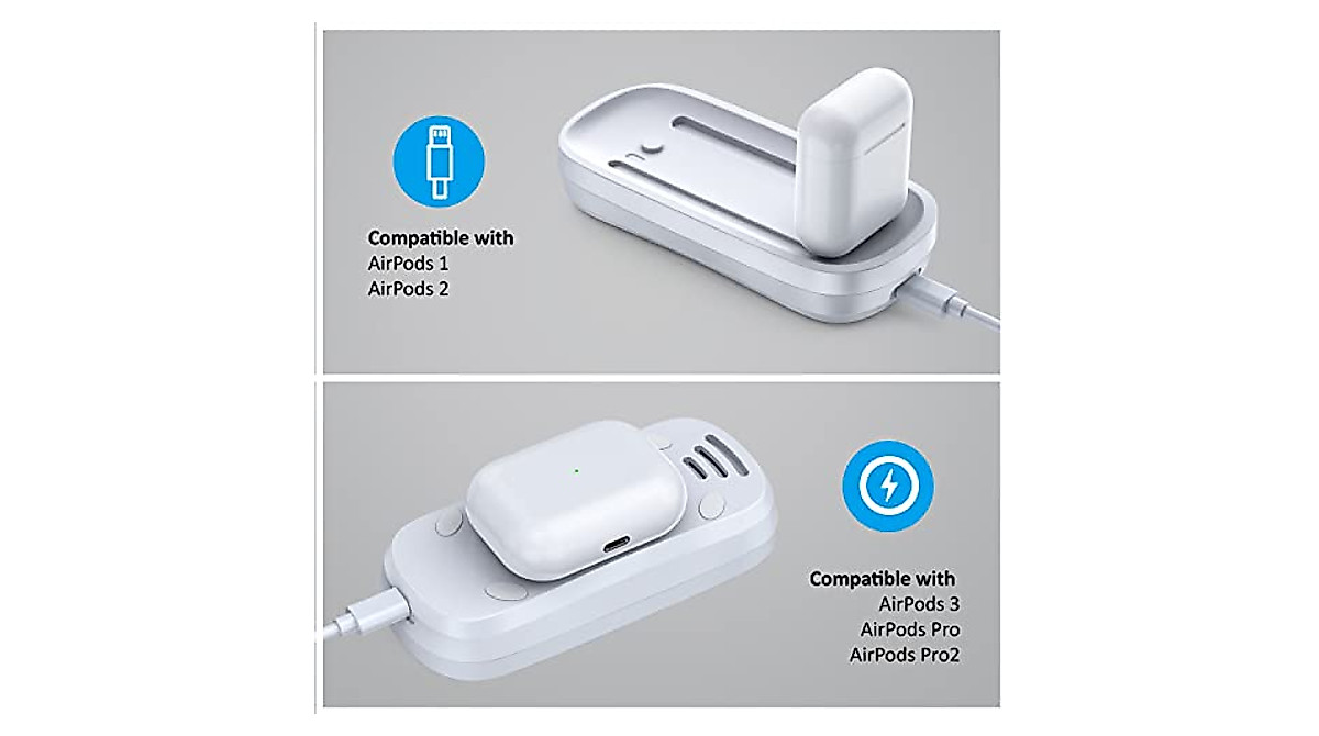 HONKID Charging Station for Magic Mouse 2 and Wireless Charging QI Cell ...