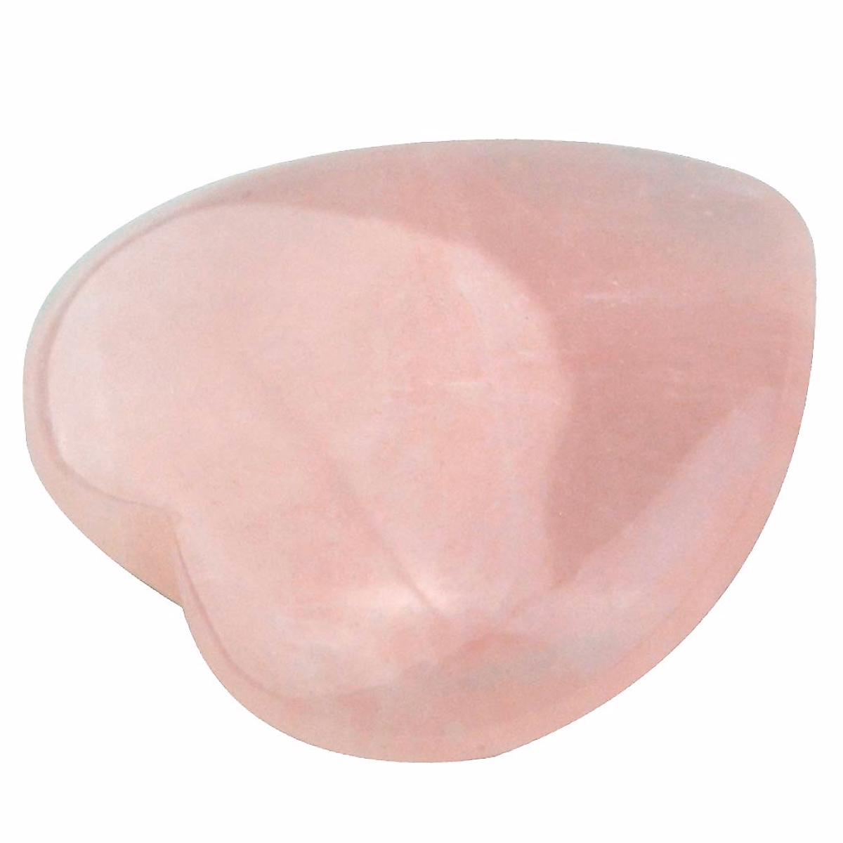 Marrywindix 15 Packs 0.8 Inches Healing Crystal Natural Rose Stone Heart Love Carved Palm Worry Stone Chakra Reiki Balancing