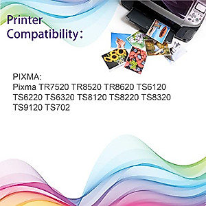 Ubinki Compatible Ink Cartridge Replacement for Canon PGI-280XXL CLI-281XXL 280 XXL 281 XXL Compatible to PIXMA TR7520 TR8520 TR8620 TS6120 TS6220 TS6320 TS8120 TS8220 TS8320 TS9120 (5 Pack)