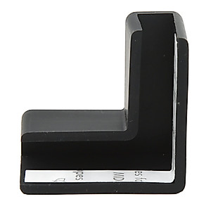 Furniture Corner Guard, Strong Adhesion Table Corner Protectors L Shape for Home (Black)