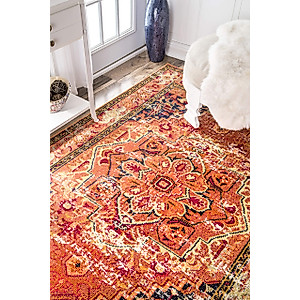 nuLOOM Vintage Mackenzie Runner Rug, 2&#039; 6&quot; x 6&#039;, Orange