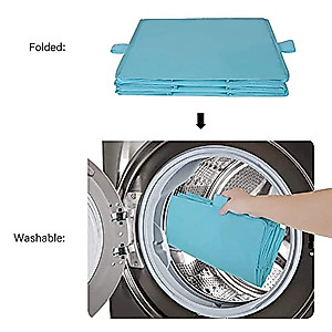 GRANNY SAYS Bundle of 1-Pack Light Green Hanging Organizer & 1-Pack Light Blue Hanging Closet Organizer