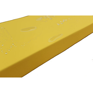 Jininworl Waterproof Indoor/Outdoor Patio Bench Cushion, Soft Thicken Seat Pads Cushion Custom Size, Pillow Outdoor Cushions Storage Bench Cushion (Yellow; 14 x 36 x 2)