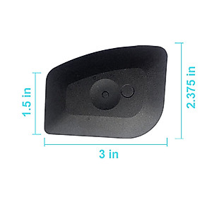 Pan Scrapers Dish Scraper Tool Set, 8Pack Cast iron Cleaner Scraper Multifunctional Scraper Polycarbonate Plastic Pan Pot Scraper, Iron Skillet Scraper Scrubber for Cleaning Grease, Kitchen (Black)