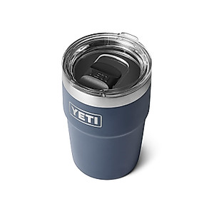YETI Rambler 16 oz Stackable Tumbler, Vacuum Insulated, Stainless Steel with MagSlider Lid, Navy