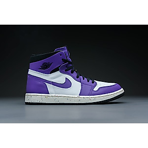 Jordan Mens 1 High Zoom Air CMFT CT0978 501 Crater Purple - Size 10.5