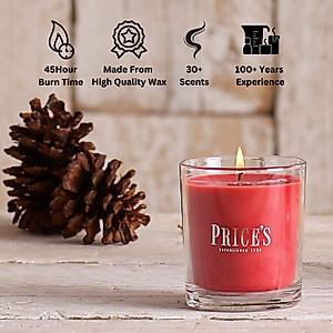 Price's - Vanilla Cupcake Jar Candle - Delicate, Sweet, Delicious Fragrance - Long Lasting Scent - Up to 45 Hour Burn Time