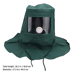 Sand Blasting Hood Abrasive Sandblaster Wind Dust Anti Tool Useful Tool Sandblasting Equipment