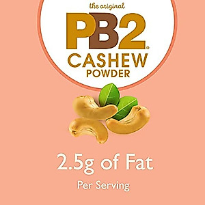 PB2 Powdered Cashew Butter - Cashew Powder with No Added Sugar or Salt [1lb Jar]
