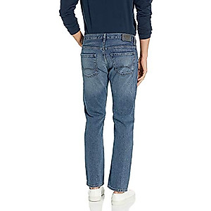 Dickies Men's Regular Straight 5-Pocket Jean, Medium Wash Stretch Indigo, 32Wx34L