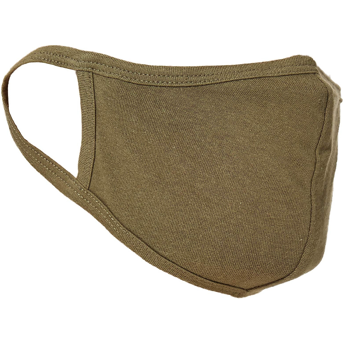 Quality Durables Unisex Adult 4-Pack Washable Reusable Face Mask, Black Camo/Black/Olive Camo/Olive, Large/X-Large