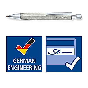 STAEDTLER 441CONB2-9 Concrete Premium Retractable Ballpoint Pen - Medium Line Width, Grey (Pack of 1)