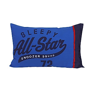 Carter's 4-Piece Toddler Set, Blue/White/Red All Star, 52" x 28"