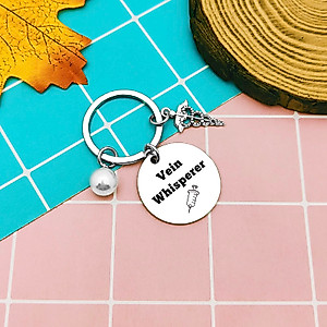 Phlebotomist Gifts Phlebotomy Technician Nurse Gift Phlebotomist Keychain for Women Gifts For Technician Hematologist Medical Technologis Phlebotomy Graduation Phlebotomy Student Graduation Gift