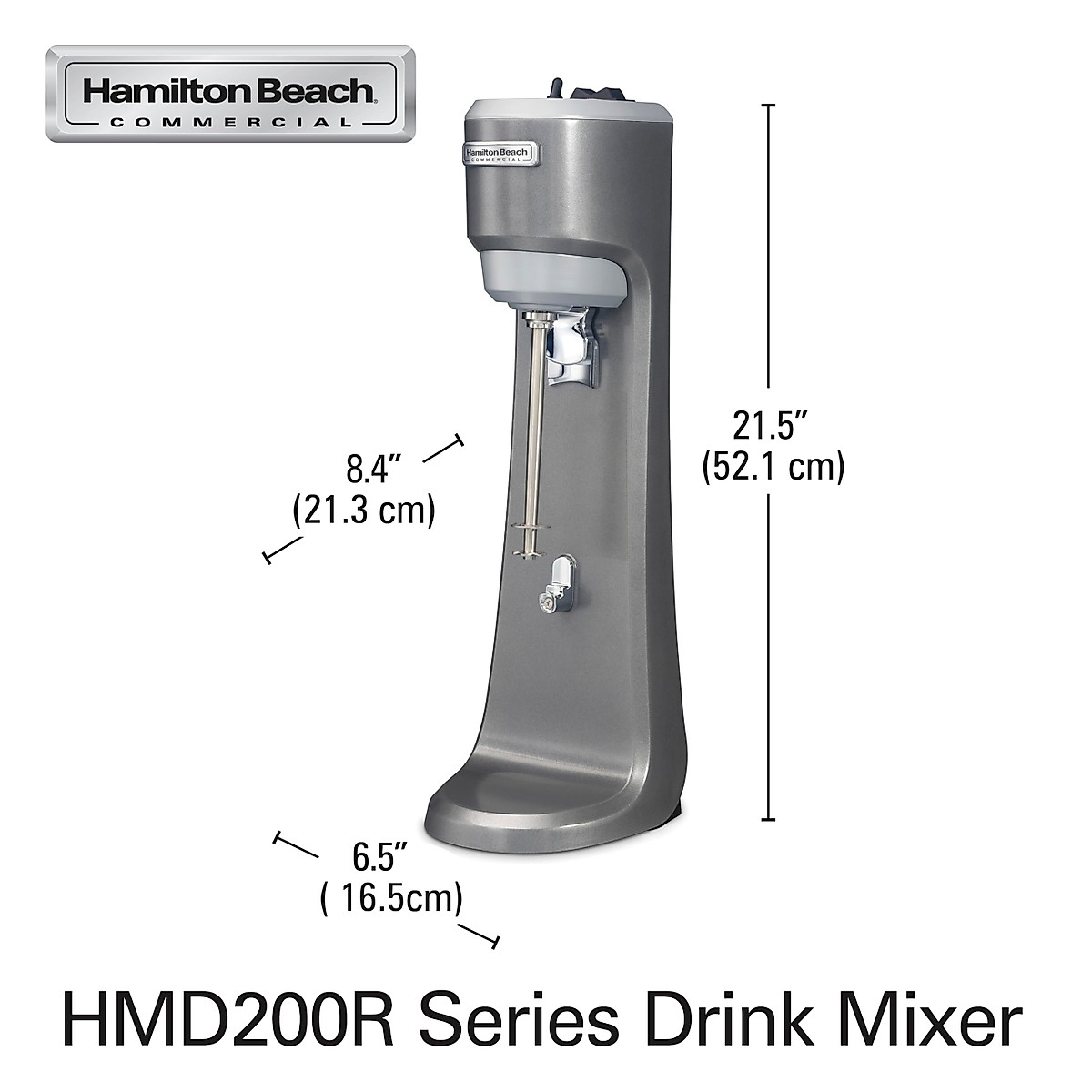 Hamilton Beach HMD200 120V Single Spindle Commercial Drink Mixer