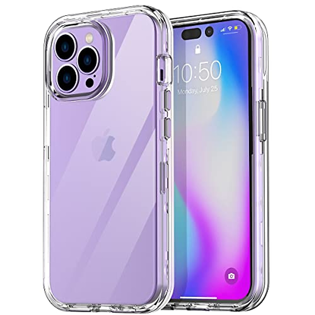 AICase for iPhone 14 Pro Max Clear Case(6.7"),Heavy Duty Drop Protection Full Body Rugged Shockproof/Dust Proof 3-Layer Military Protective Tough Durable for iPhone 14 Pro Max