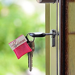 Ever Ready First Aid CPR Mask for Pocket or Key Chain, CPR Emergency Face Shield with One-Way Valve Breathing Barrier for First Aid or AED Training, 5 Count - Pink