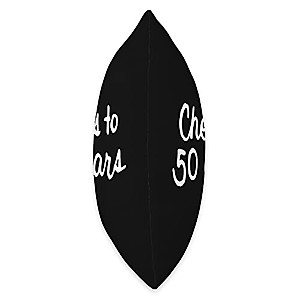 Happy 50th Wedding Golden Anniversary Gifts Store Cheers to 50 Years-50th Wedding Anniversary Throw Pillow, 18x18, Multicolor