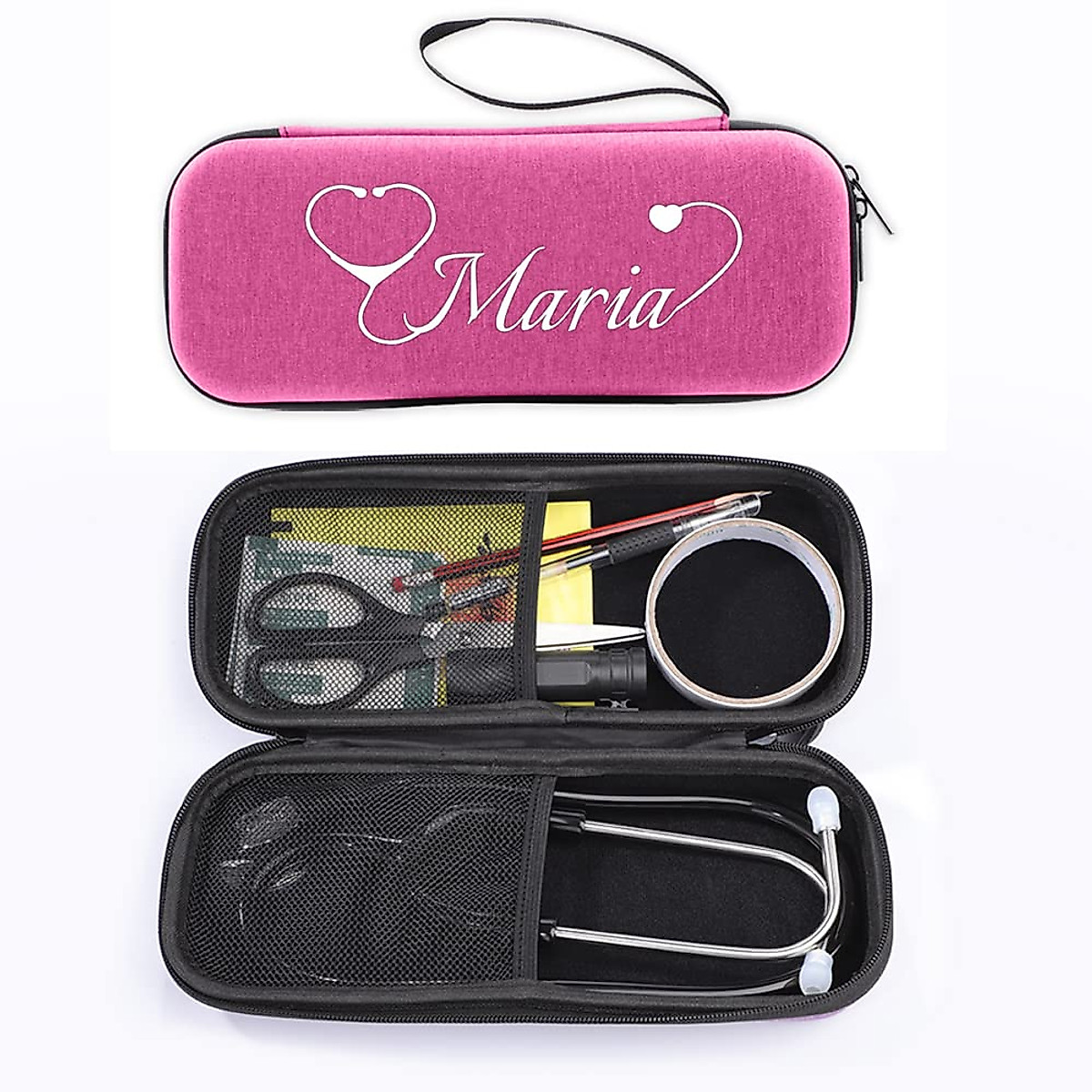 Nurse Accessories for Work - Personalized Stethoscope Case with Name, Stethoscope Graduation Nurse Gifts for RN, Medical Assistant