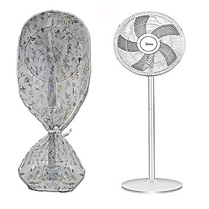 LiXiongBao Standing Round Fan Dust-Proof Cover,Electric Fan Dust Cover Guard Protector Electrical Appliances Plastic Guard household Floor Fan Cover Protective Cover,Floor Fan Not Included
